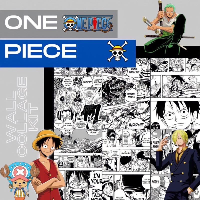 One Piece Manga Wall Collage Kit | Shopee Malaysia