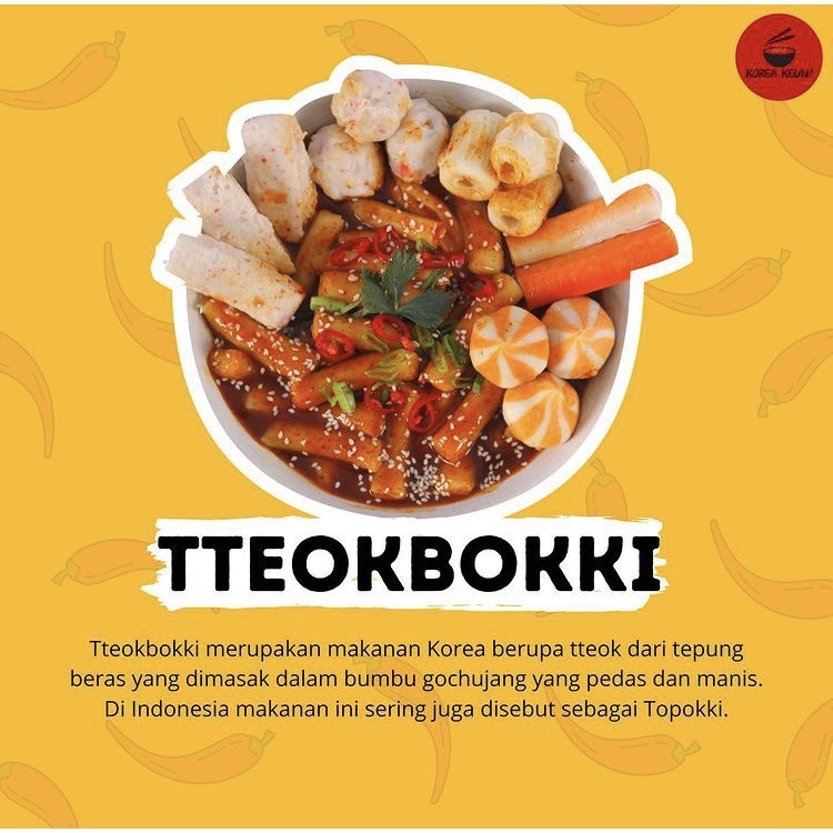 Premium tteokbokki koreakeun Topoki Topokki Toboki Teoboki Halal ...