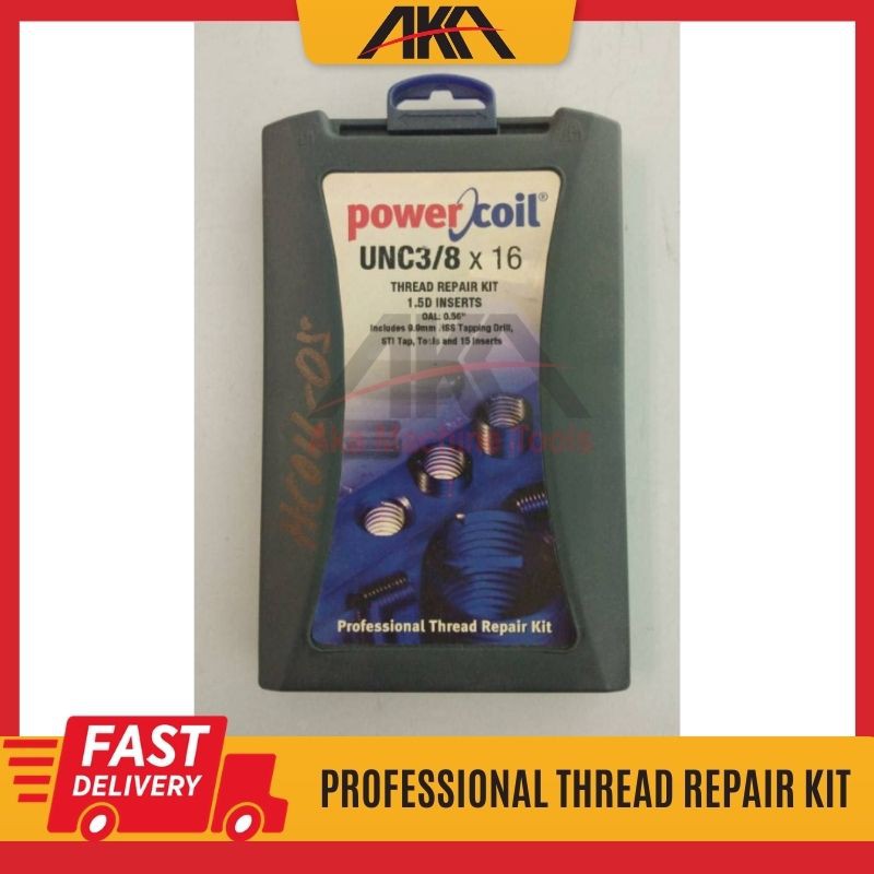POWERCOIL PROFESSIONAL THREAD REPAIR KIT 1.5D INSERTS | Shopee Malaysia