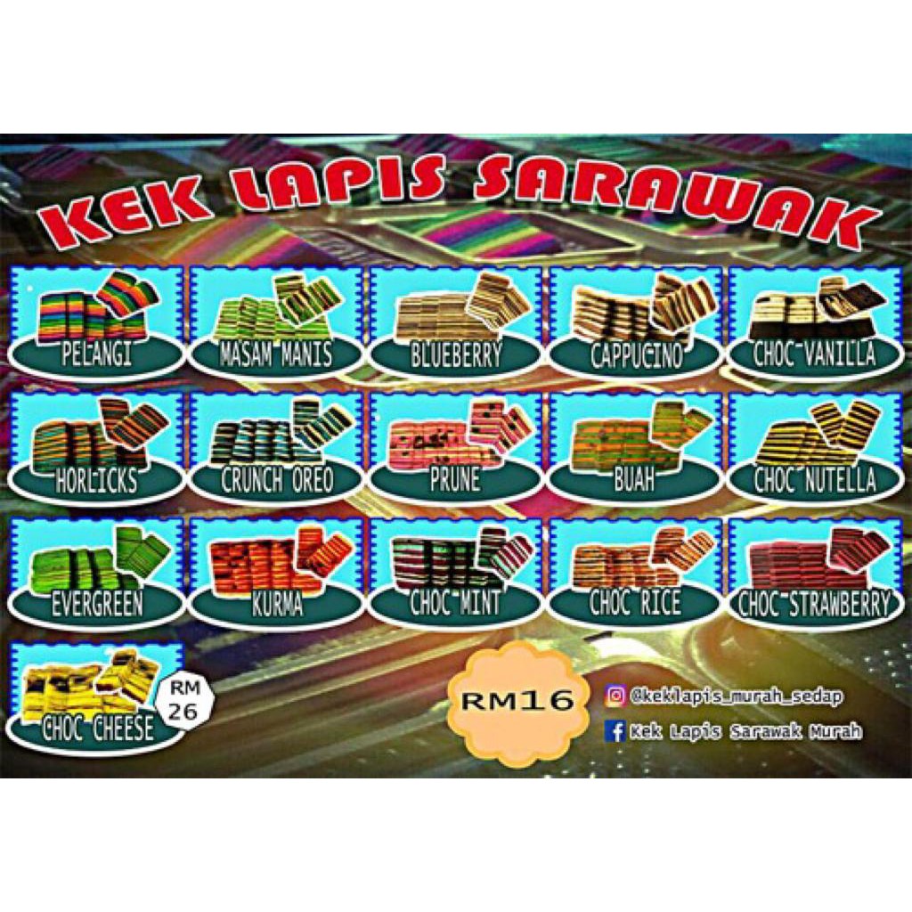 Kek Lapis Sarawak Original Recipe | Shopee Malaysia