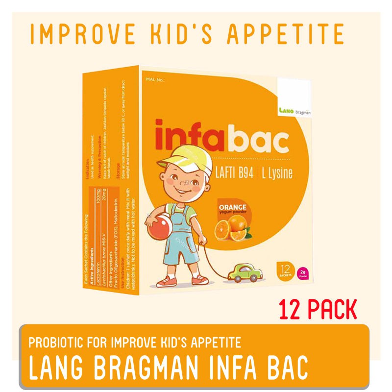LANG BRAGMAN INFABAC / INFA BAC - Kid Probiotics For gastrointestinal ...