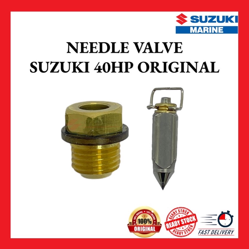 SUZUKI 40HP NEEDLE VALVE 2-STROKE SUZUKI DT40 ORIGINAL YMM TAIWAN JARUM VALVE 13370-97E20 ...