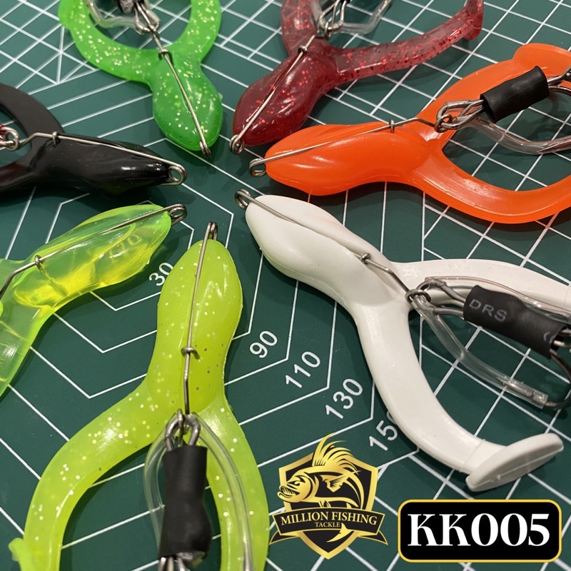 【KK005】Umpan Katak Kicker Frog Soft Frog Lure killer Haruan Toman Umpan ...