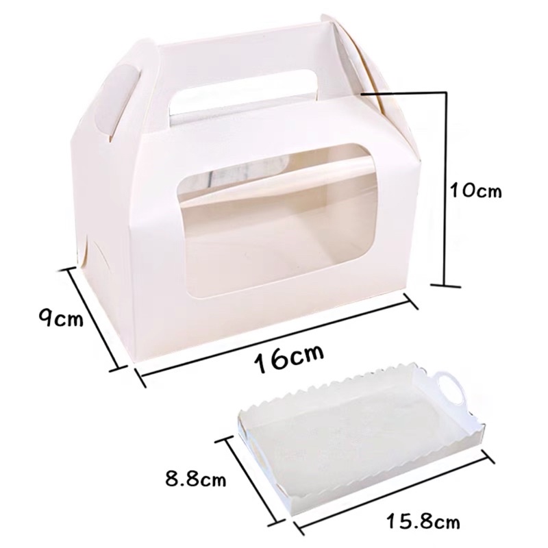 [PROMOTION] Transparent Cake Box Swiss Roll Box Kek Tapak Kuda Kek ...