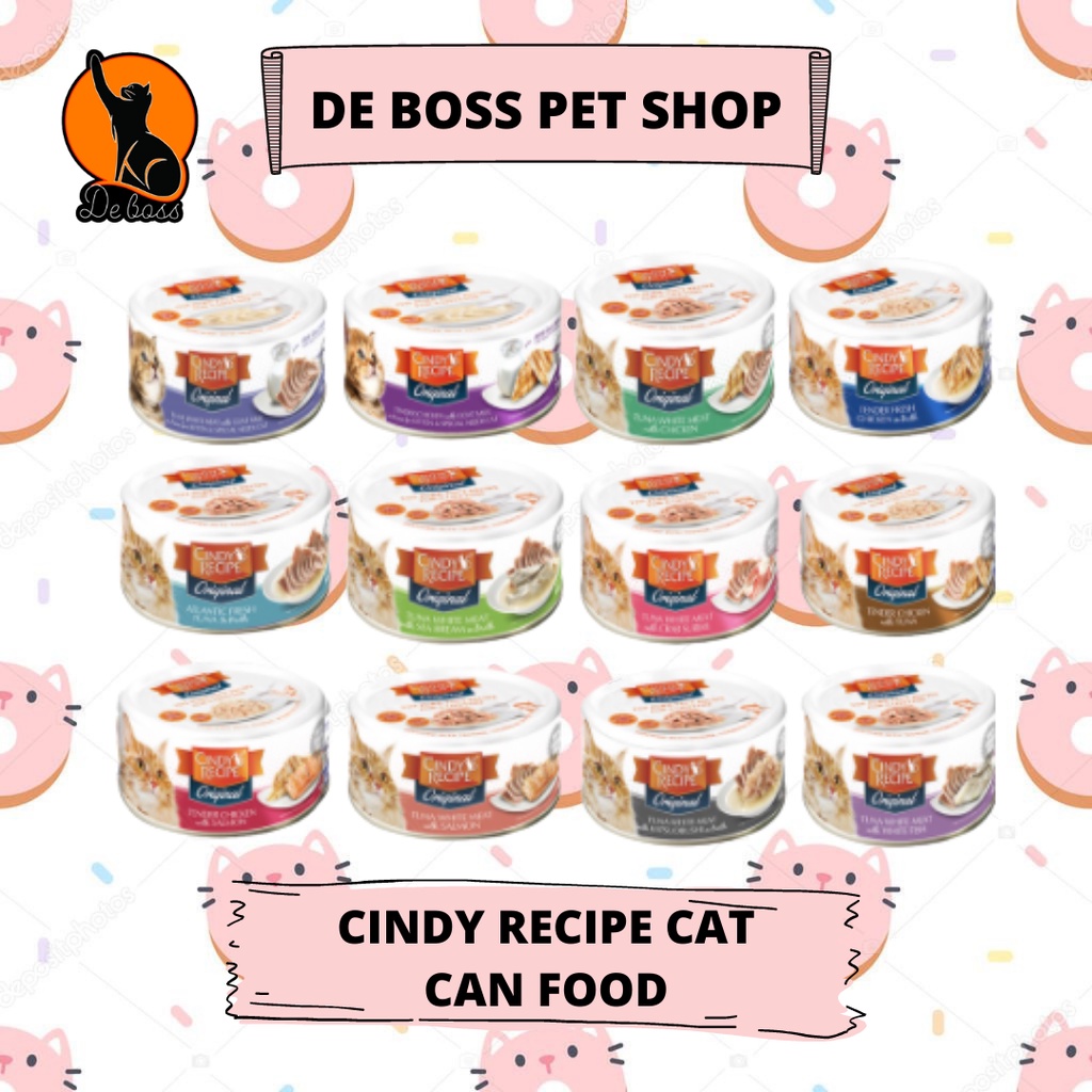 Cindy’s Recipe Original Cat Can Wet Food 80g - Cindy Recipe, Cindy ...