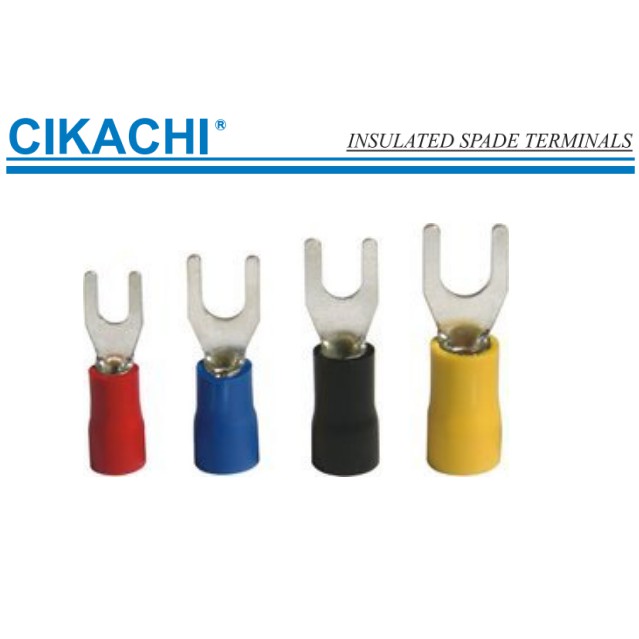 CKC CIKACHI (1.25mm - 5mm)Insulated Spade Terminals Type VF (100pcs ...