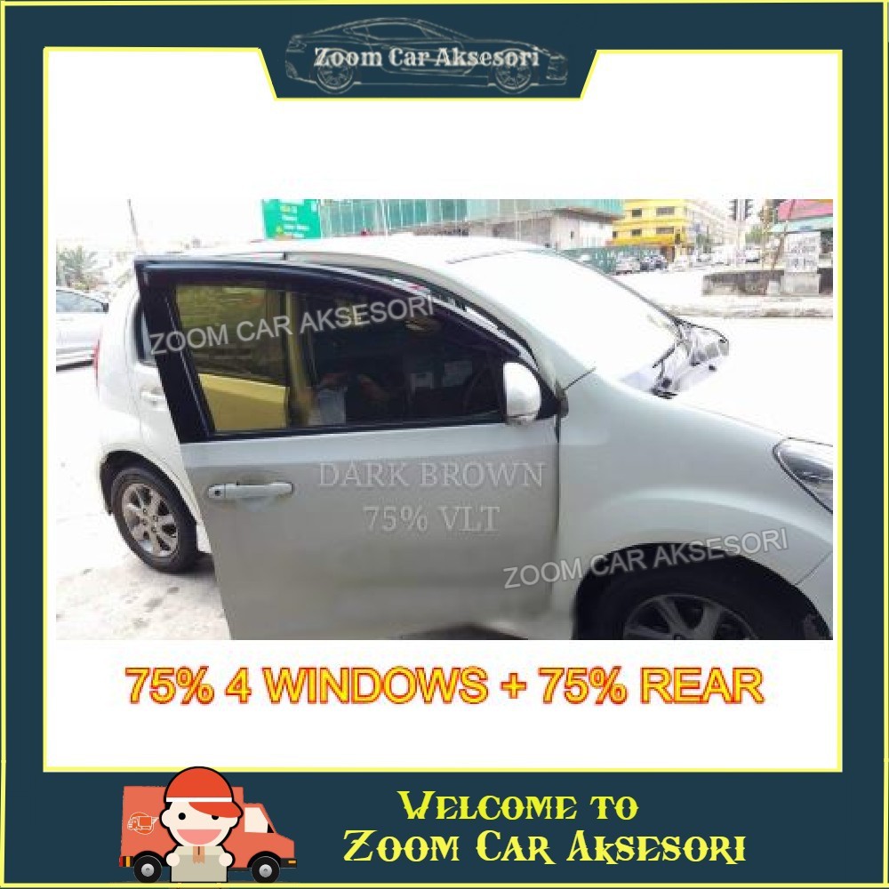 PreCut Shape Magic Tinted Solar Window Reusable Removable - BROWN ...