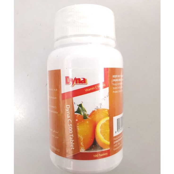 Dyna Vitamin C 500mg Tablets 100's/ 50's | Shopee Malaysia