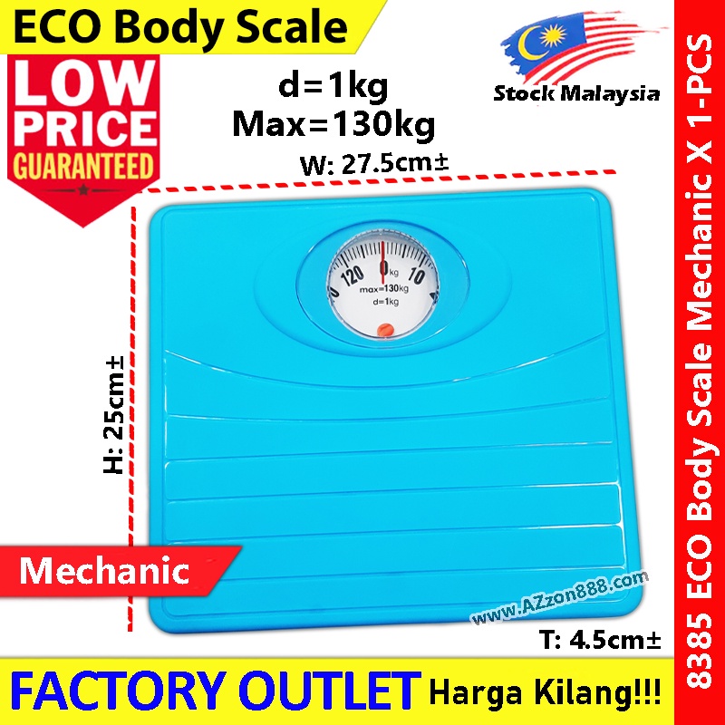 ECO Body Scale Mechanic Analog Weight Scale Timbangan Badan Analog ...