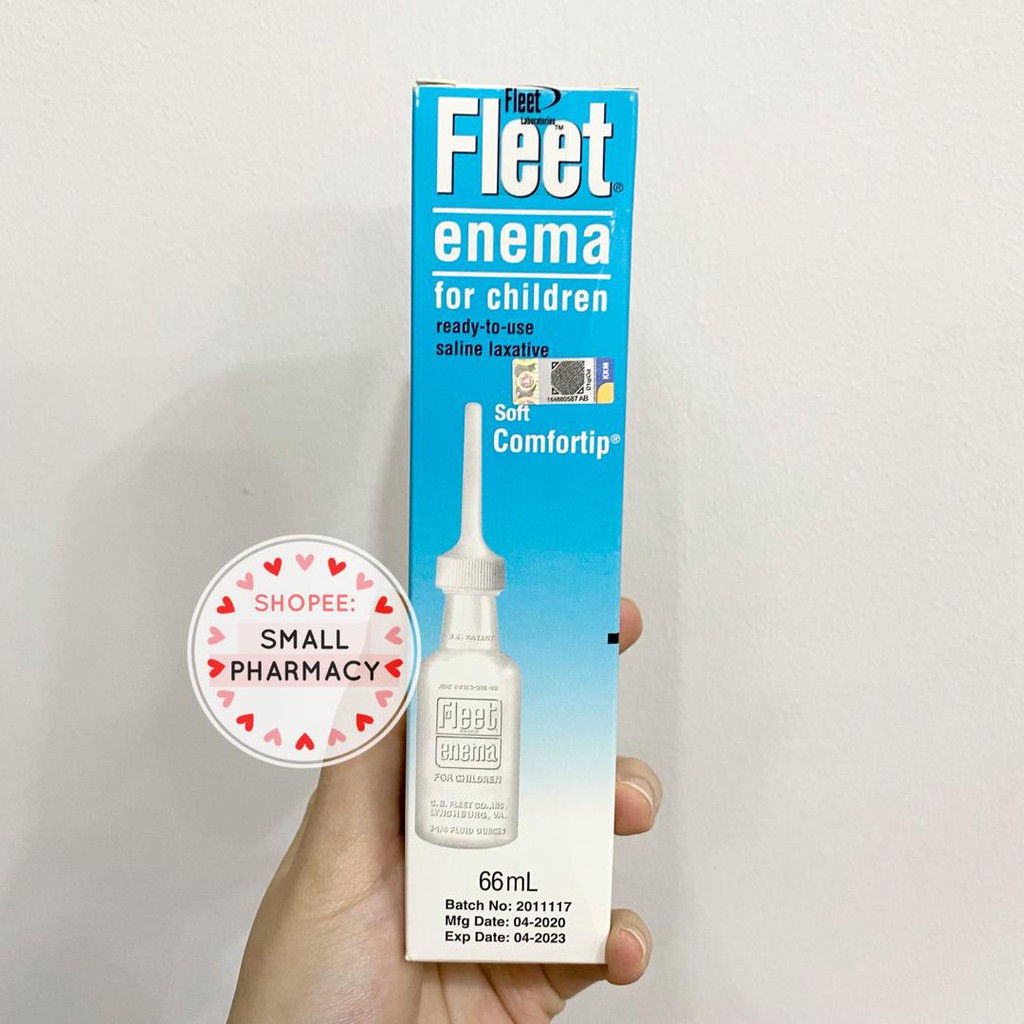 FLEET ENEMA SALINE FOR CHILDREN 66ML 202007 | Shopee Malaysia
