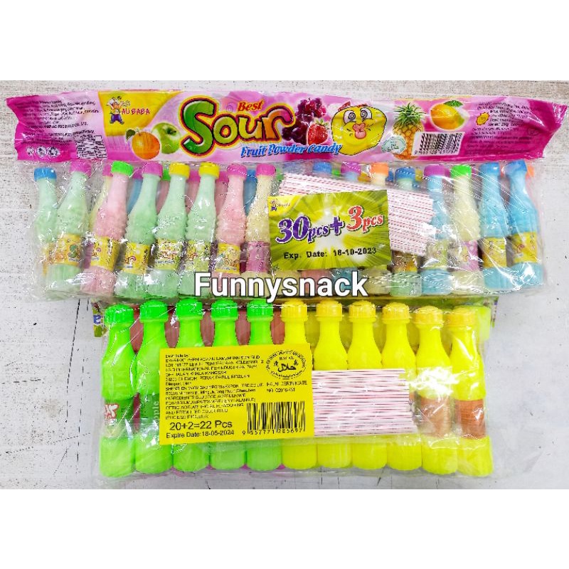 30pcs Fruit Sour Powder / 20pcs Big Sour Powder "HALAL" | Shopee Malaysia