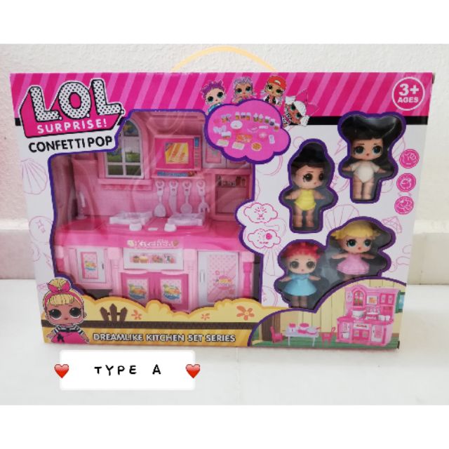 🔥Ready Stock🔥LOL SUPRISE DREAMLIKE KITCHEN SET SERIES | Shopee Malaysia