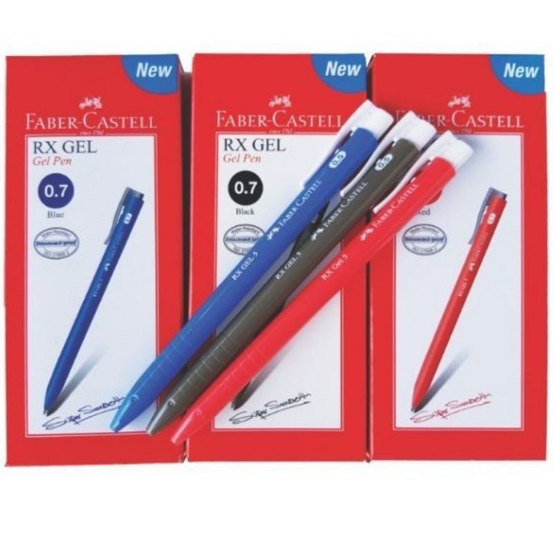Faber-Castell RX Gel Pen 10pcs/Box / Pen Dakwat Basah | Shopee Malaysia