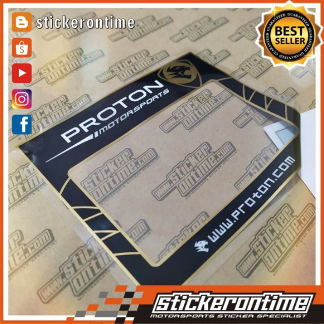 PROTON Car Roadtax rotex Car Sticker | Shopee Malaysia