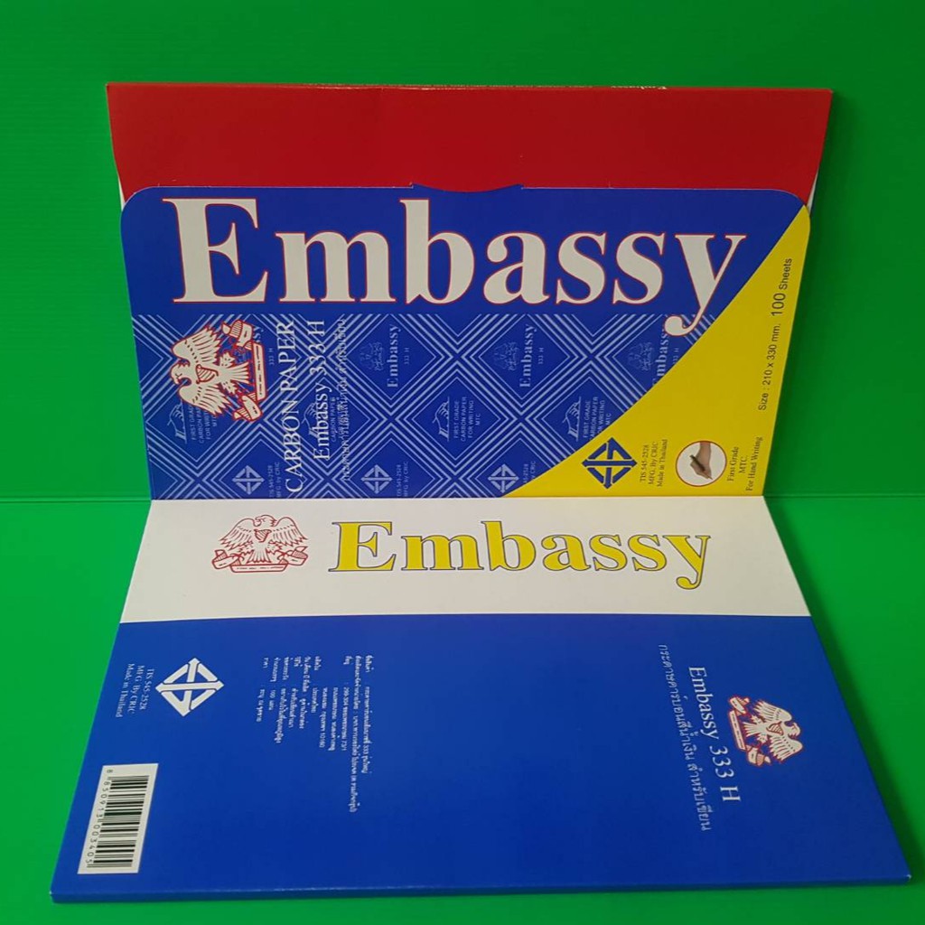 Carbon Paper Copy A4 Embossy 333H Blue (100 Sheets/Box) | Shopee Malaysia