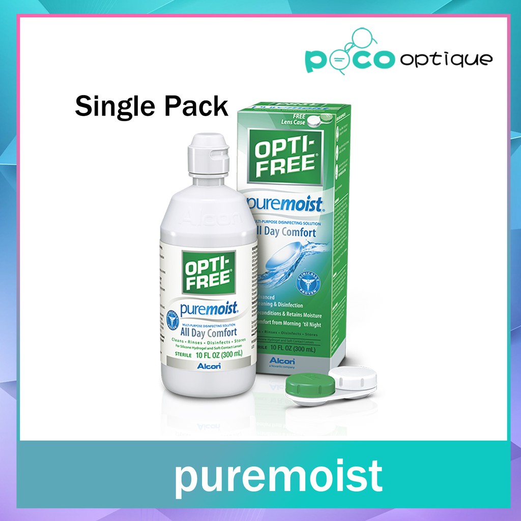 Alcon Opti-free Pure Moist Multi-Purpose Disinfecting Solution Single ...
