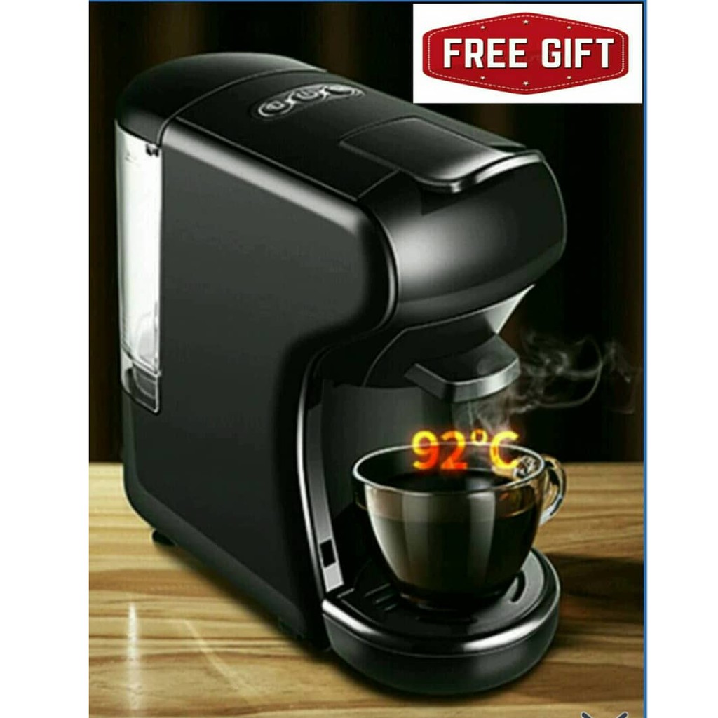 Coffee Capsule Plus Espresso Coffee Machine (3 Adapter)Brew Coffee ...