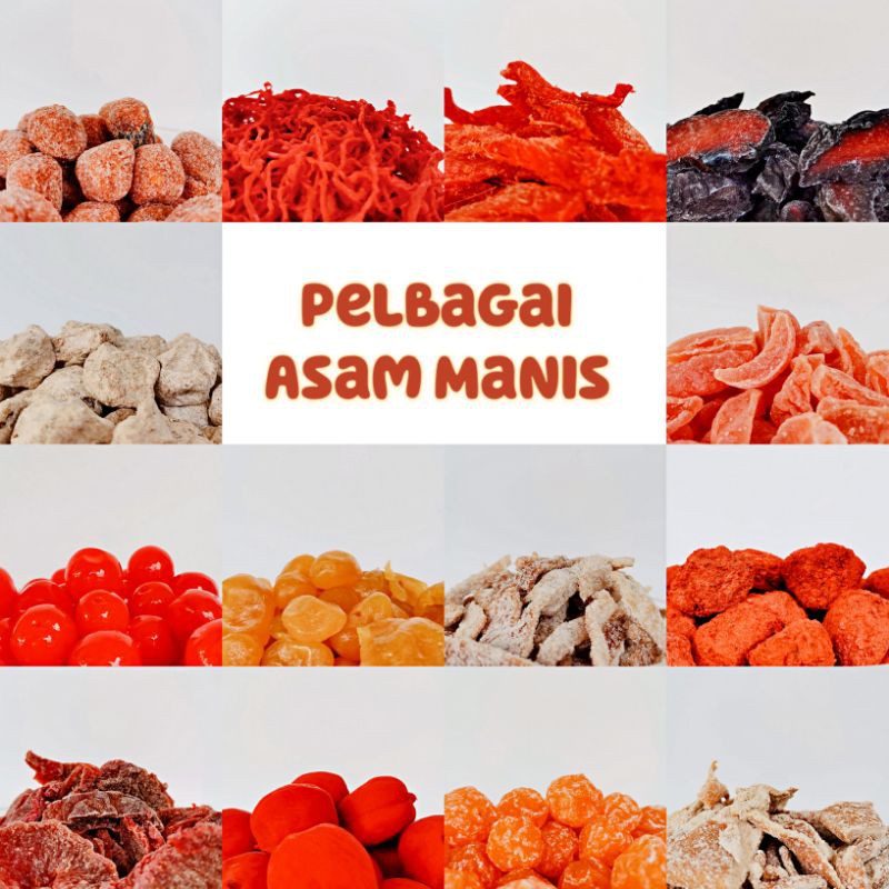 ( READY STOCK ) Pelbagai Asam Manis 100g+- Asam Boi / Buah Merah ...