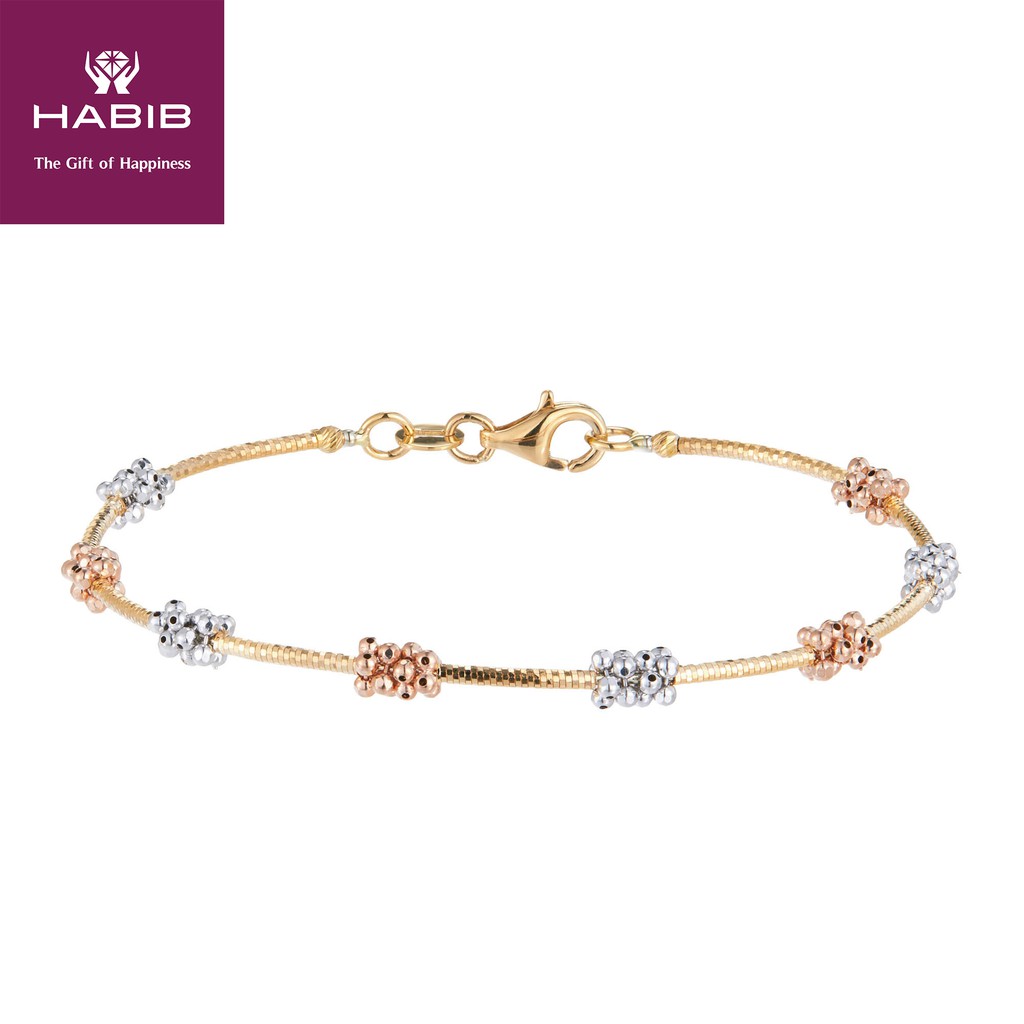 HABIB Oro Italia Declan Gold Bangle, 916 Gold | Shopee Malaysia