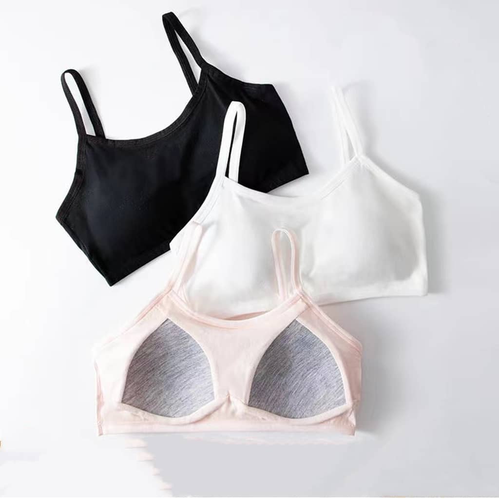 Student Girl Teenager Pure Soft Cotton Developmental Bra Kids Budak Bra ...