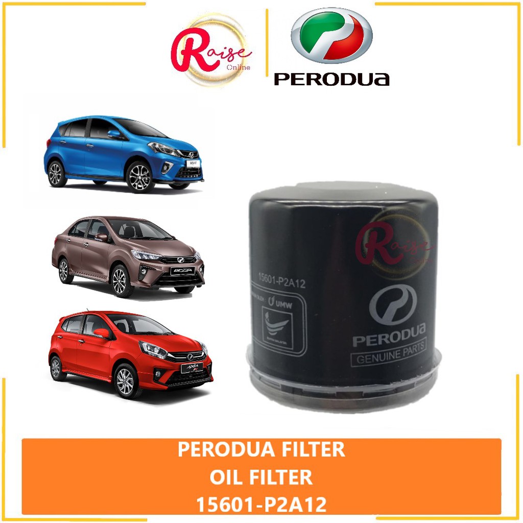 [ORIGINAL] Perodua Oil Filter Bezza/Axia /Myvi 2017- (15601-P2A12 ...