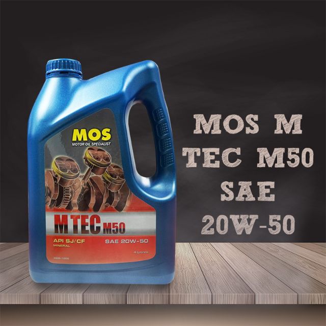 MOS M TEC M59 SAE 20W-50 + Oil Filter | Shopee Malaysia