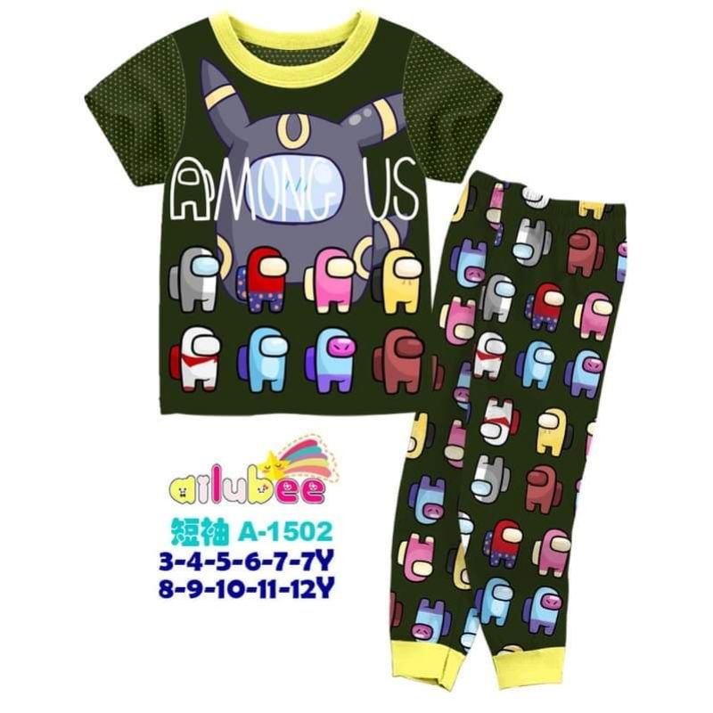 Pyjamas Among Us Ailubee 3y - 12y (Ready Stock in Malaysia) | Shopee ...