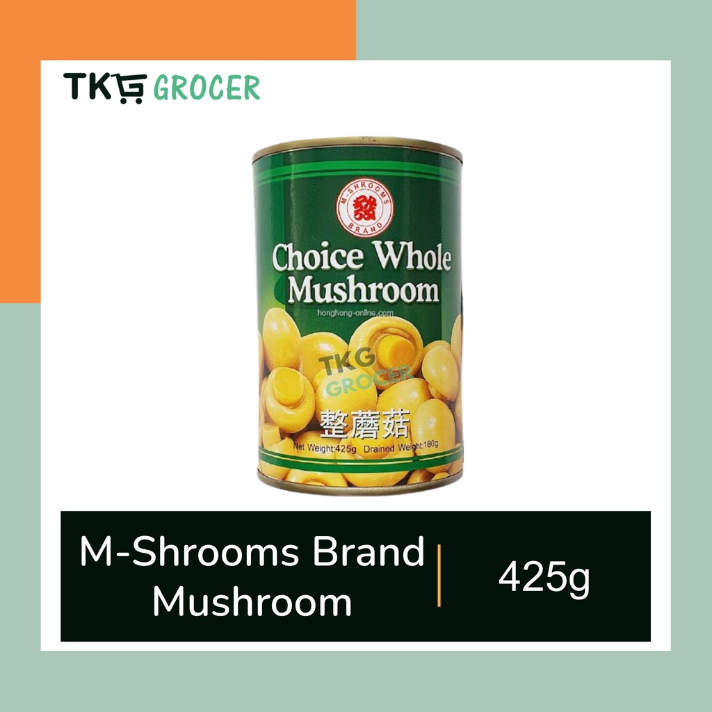 M-Shrooms Choice Whole Mushroom 425g | Shopee Malaysia