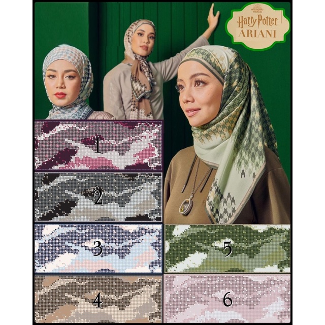 🧕🏻 { 🇲🇾 READY STOCK } Ariani Shawl Hogwarts With Diamond Inspired Copy ...