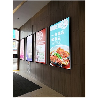 Round Corner Magnetic Light Box Billboard Elevator Signboard Ultra-Thin ...