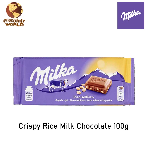 Milka Crispy Rice Milk Chocolate 100g (Made in EU) | Shopee Malaysia