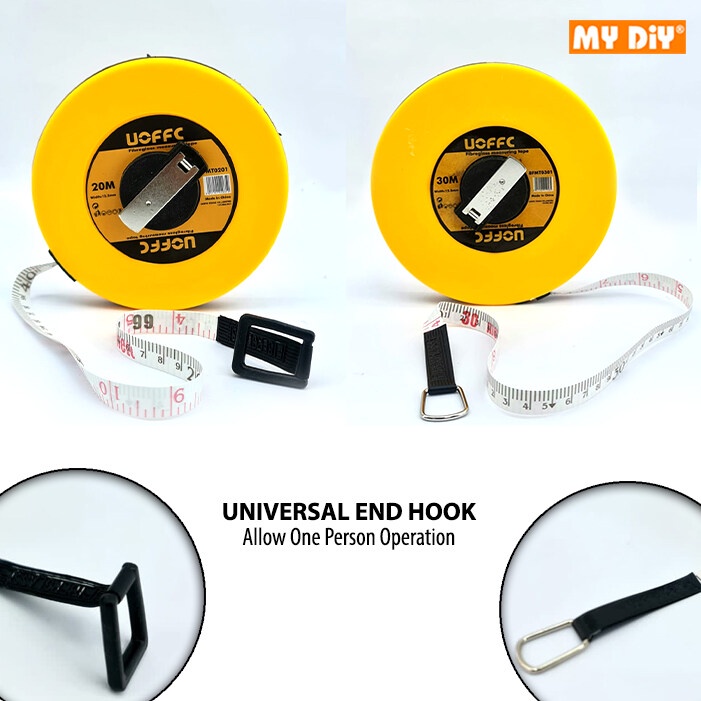 MYDIYHOMEDEPOT - 10M 20M 30M 50M UOFFC Fiberglass Measuring Tape ...