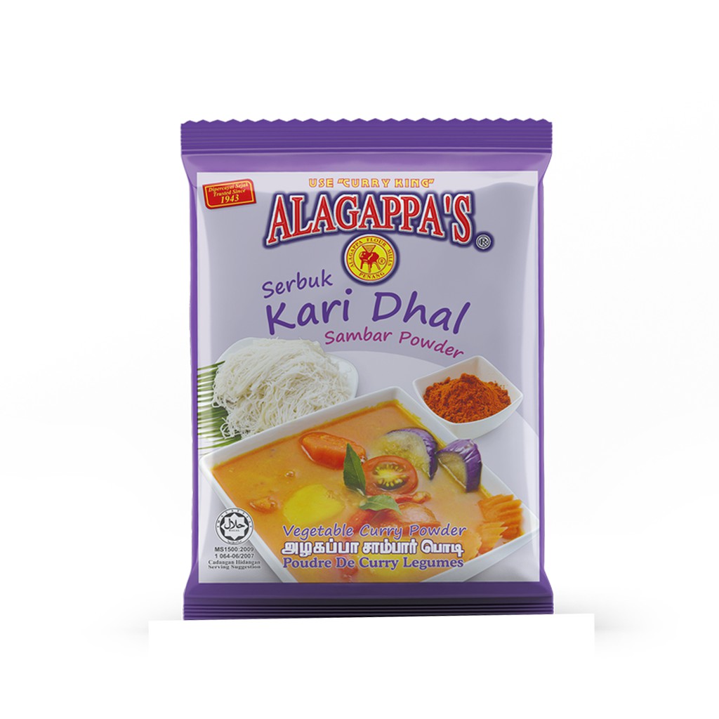Alagappa's Serbuk Kari Dhal / Sambar Powder (100gm) | Shopee Malaysia