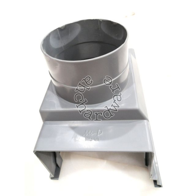 Gutter PVC Spout Head (3" / 4") / Rainwater PVC Spout Head (3" / 4 ...