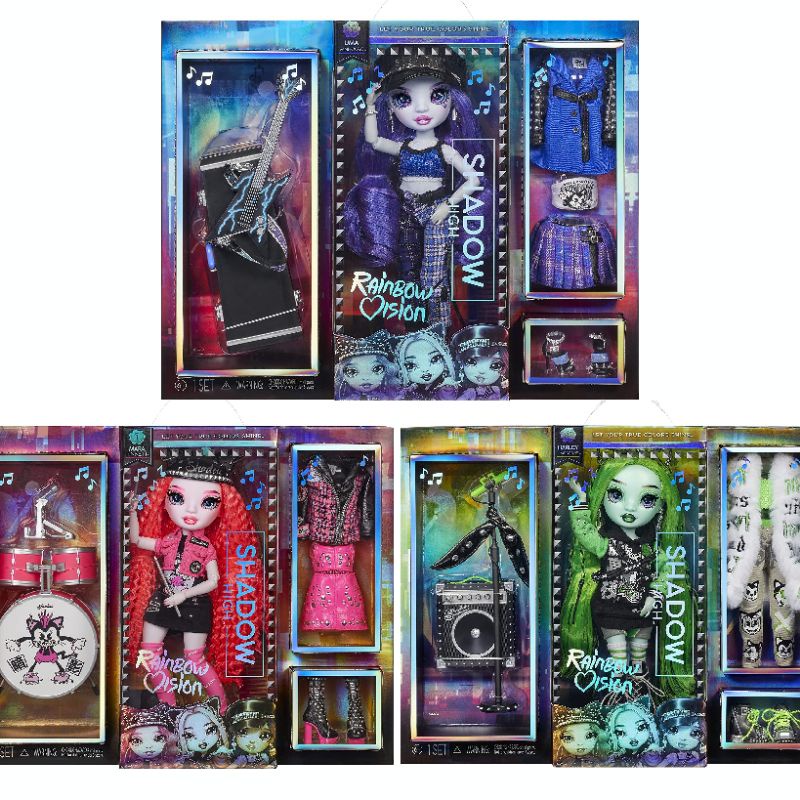 Shadow High doll Rainbow High doll Rainbow Vision Neon Collection ...