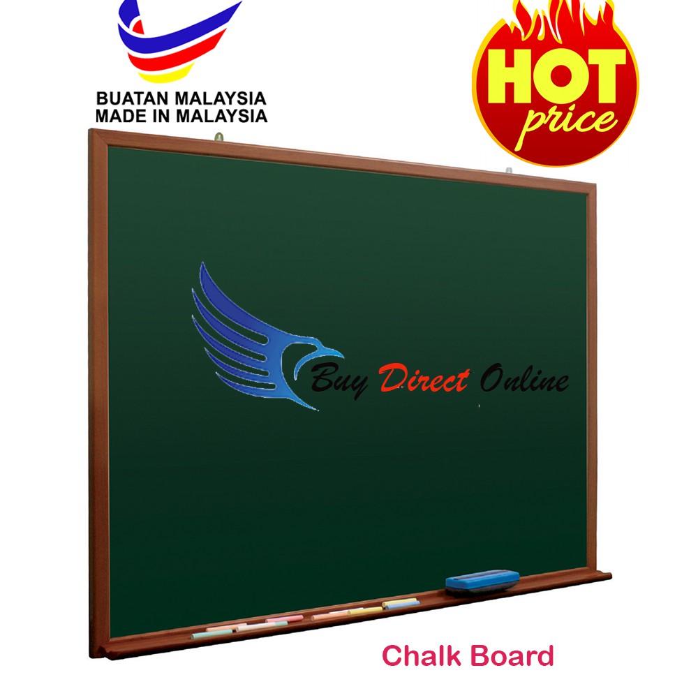 Chalk Board With Wooden Frame /Chalk Board/Papan Tulis | Shopee Malaysia