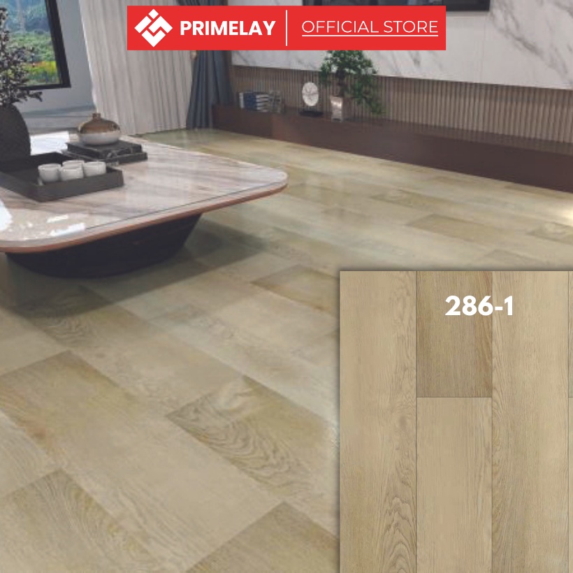 (1.8mm) Primelay Vinyl Sticker Flooring for DIY | Lantai Kayu Vinyl Murah DIY | 地板贴自粘 – (18pcs ...