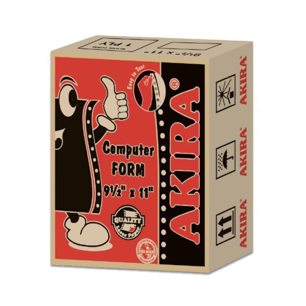 Akira 1ply computer form FULL PACKING 9.5" x 11" (2000fans) | Shopee ...