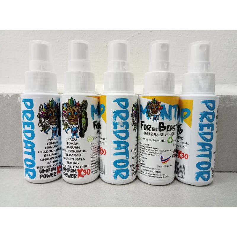 MANTAPBAIT PREDATOR 60ML/BLACK JUICE 100ML/PLA+BUK 100ML (2BTL SET ...