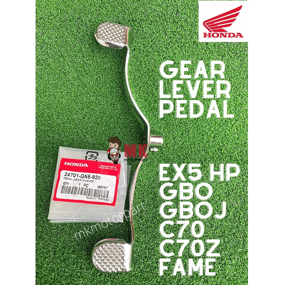 (A) GEAR LEVER Honda EX5 High Power / DREAM / CLASS / Wave100 / GBO , GBOJ / C70 / FAME GB6 Gear ...