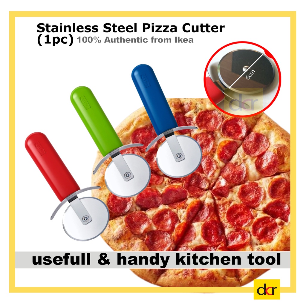 1pc IKEA STAM Stainless Steel Pizza Cutter STAM Pemotong Pizza | Shopee ...