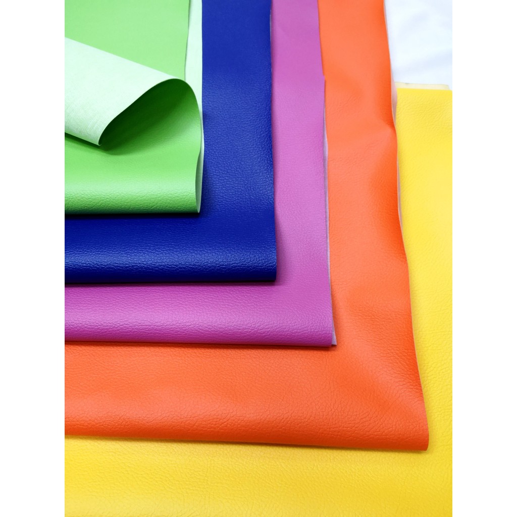 Colourful PU PVC Leather Fabric Kain PVC For Craft DIY Car Sofa ...