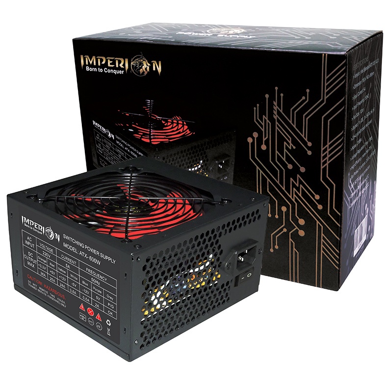 Imperion Extreme series 600 watt Gaming Power Supply PSU(New Update p4 ...