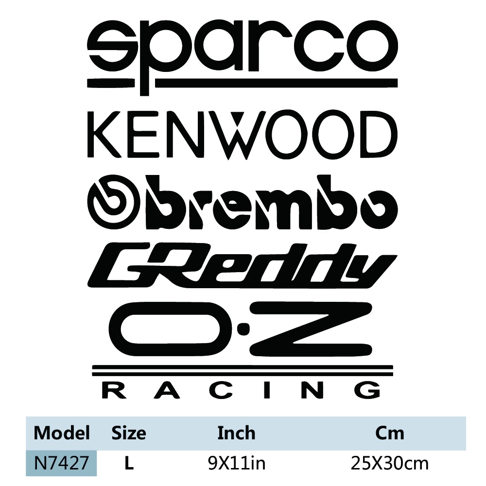 Jdm Racing Sponsor Stickers For Cars Car Decal Sticker Art Car Quotes ...