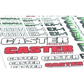 CASTER RACING ZX-0003 CASTER ZX 2.0 STICKER SHEET | Shopee Malaysia