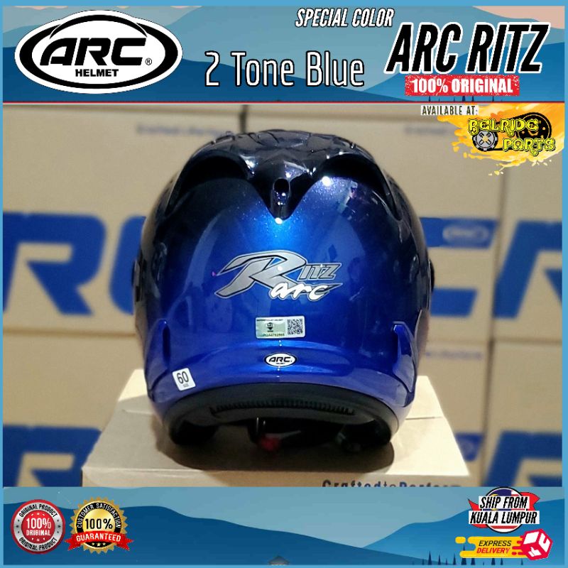 ARC Ritz 2 Tone New 2022 Special Color Original ARC Helmet | Shopee ...