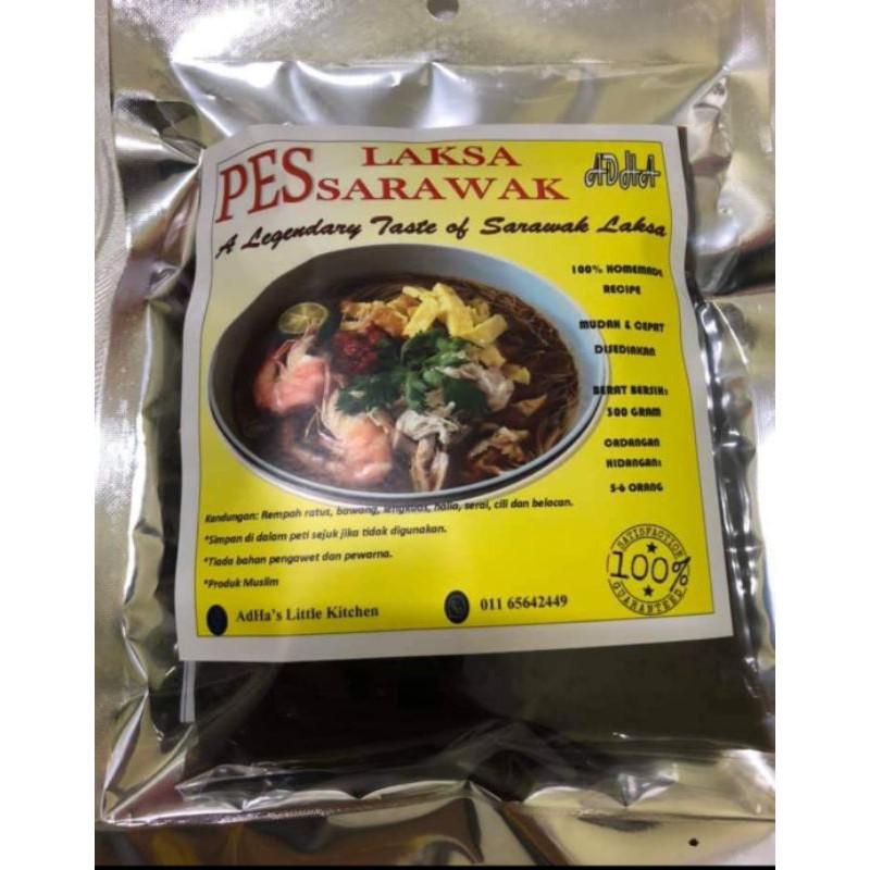 100% HOMEMADE PES LAKSA SARAWAK | Shopee Malaysia