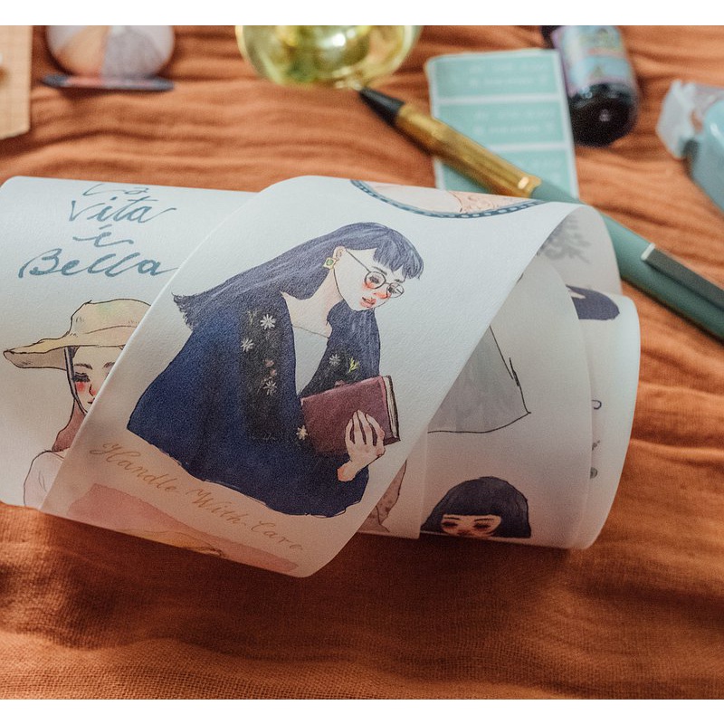LDV La Dolce Vita Studio Life is Beautiful Washi Tape Journal Bujo ...