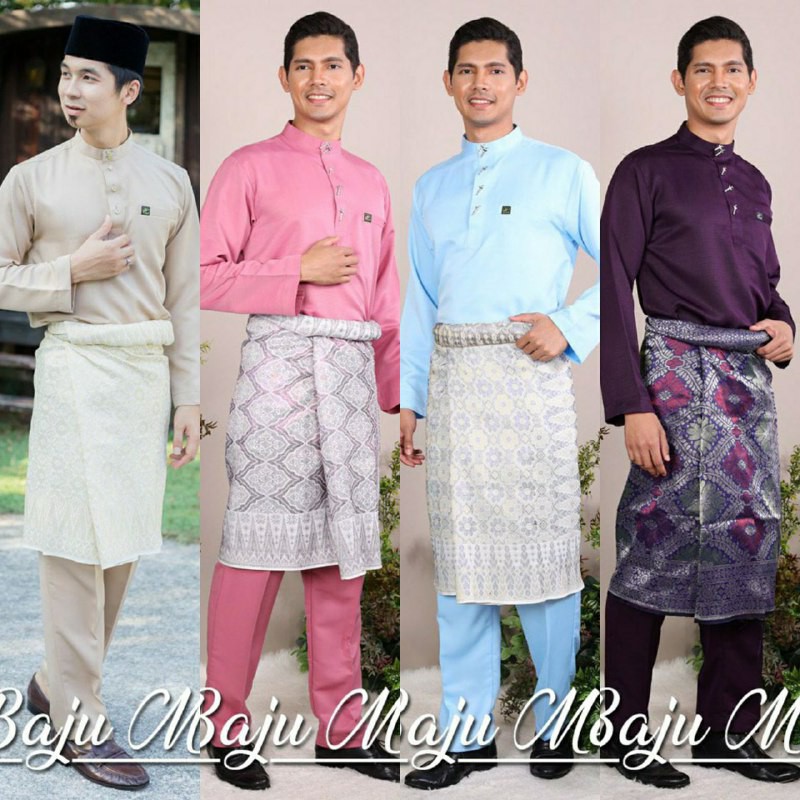 BAJU RAYA 2023 BAJU MELAYU DEWASA S-4XL MOCHA, PINK, BABY BLUE, DARK ...