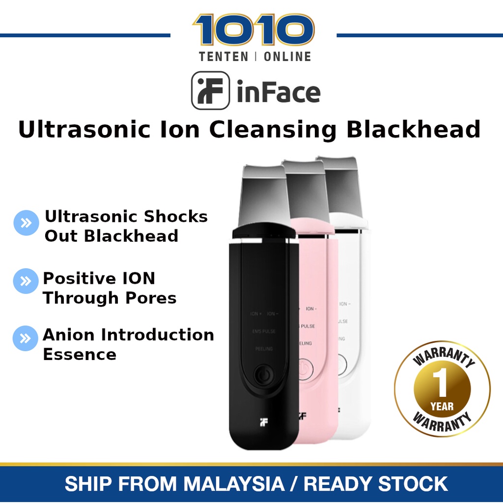 Youpin InFace Ultrasonic Ion Cleansing Blackhead | Massage Skin ...